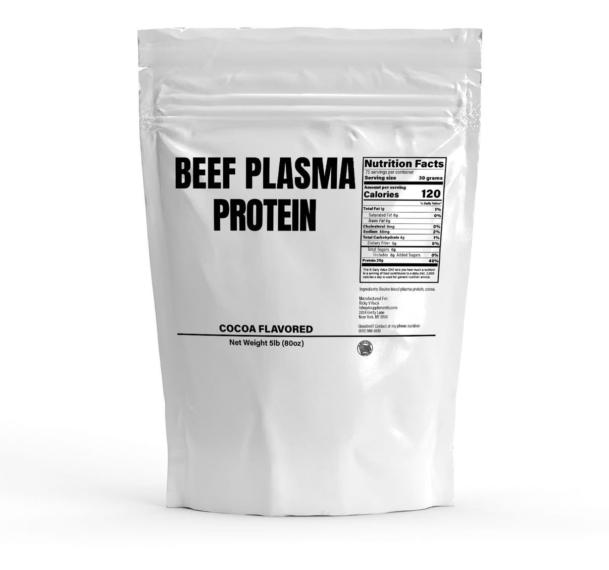 BEEF PLASMA PROTEIN (Bovine Serum-derived protein) – ishop4supplements
